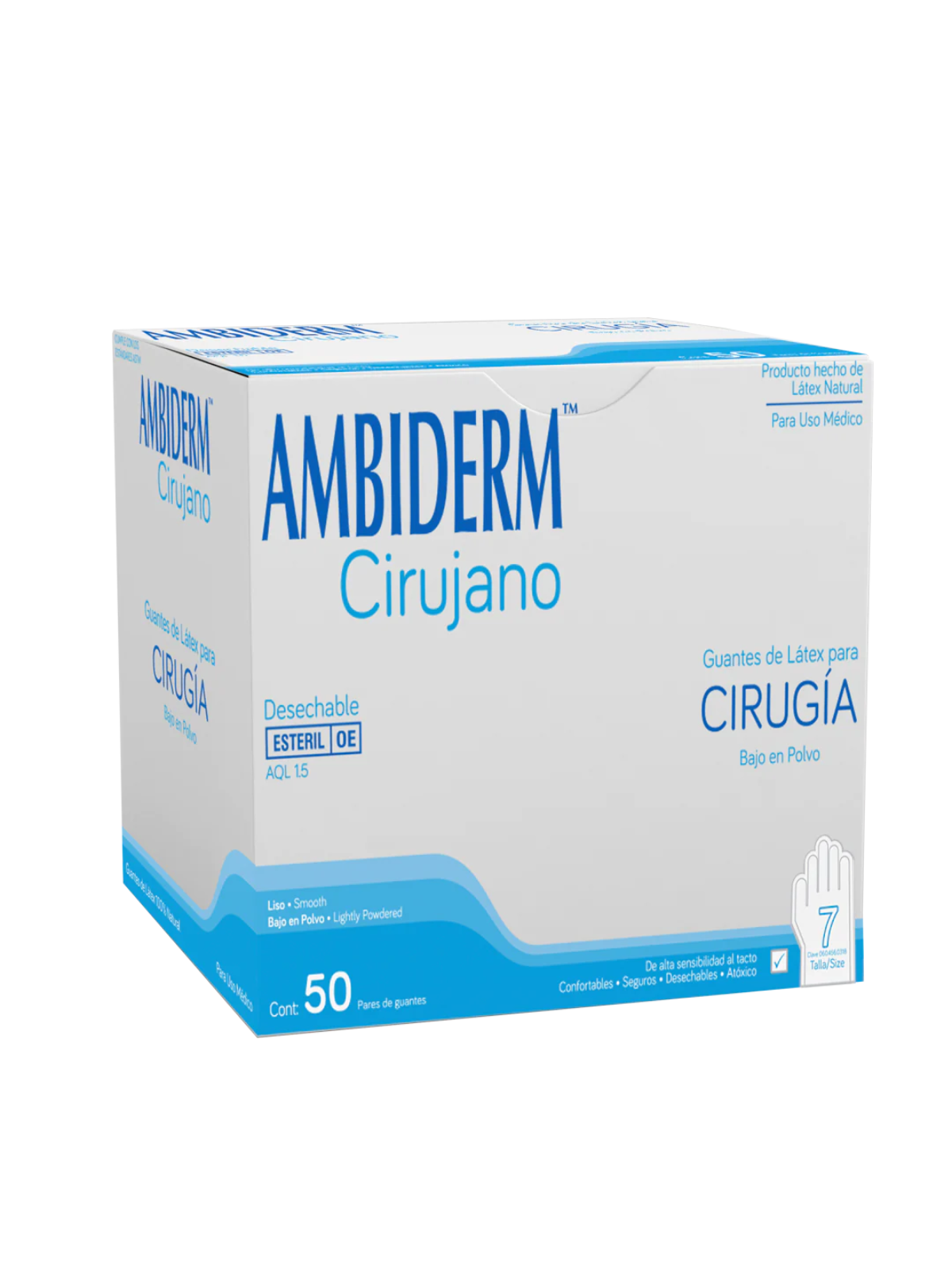 GUANTE AMBIDERM CIRUJANO ESTÉRIL